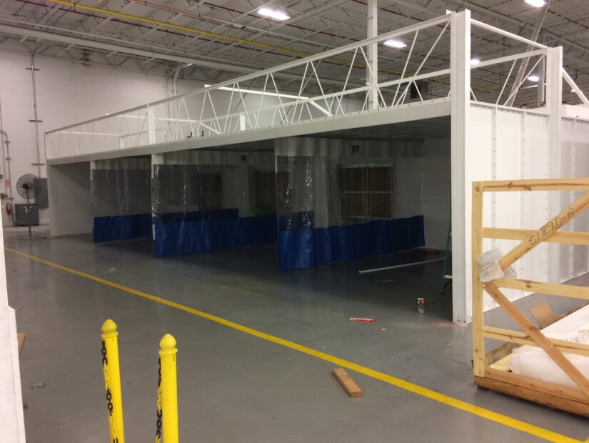 Open Front Paint Booth - Industrial Finishing Systems