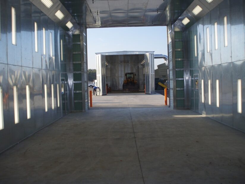 Outdoor Paint Booths - Industrial Finishing Systems