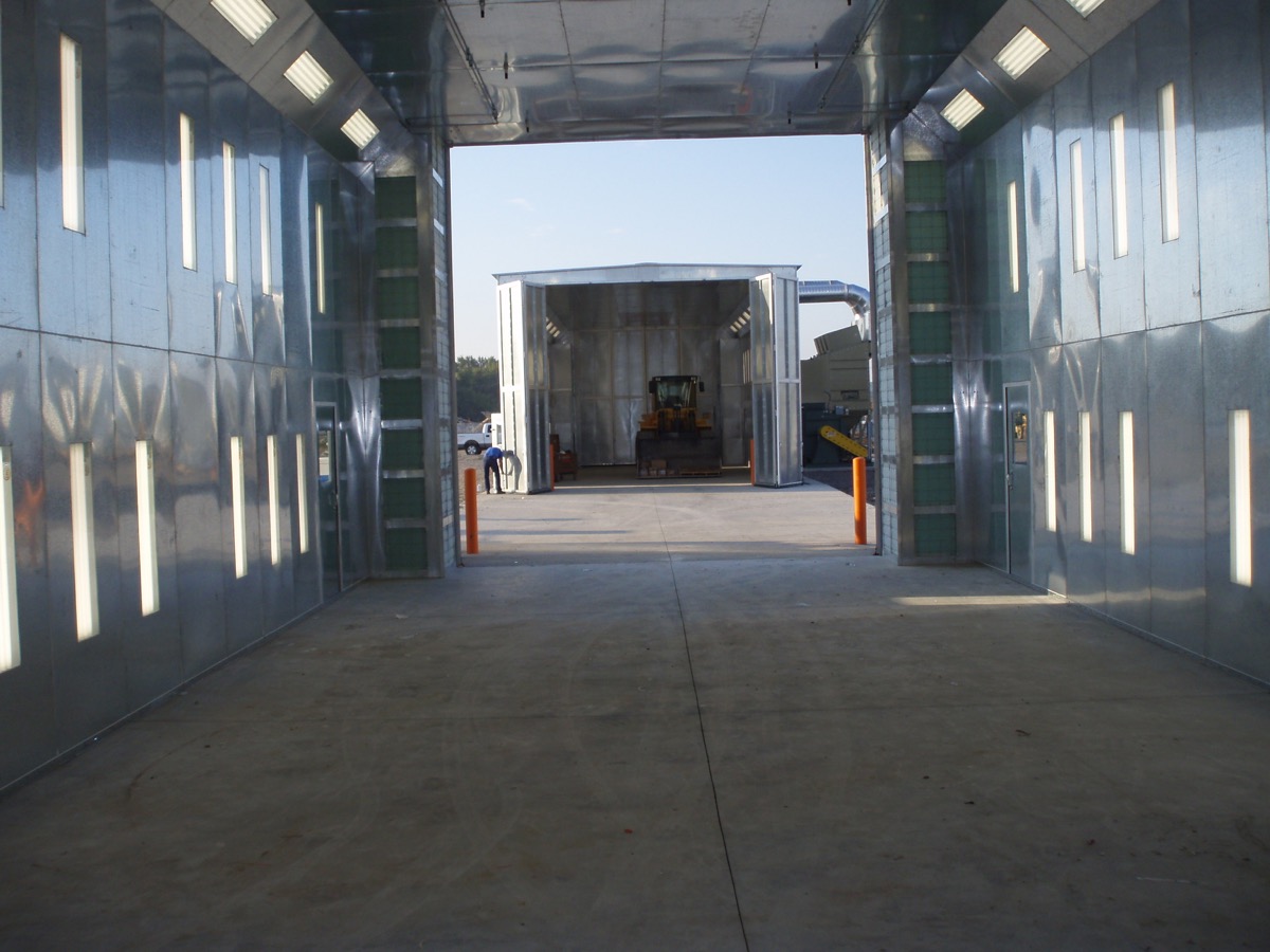 Outdoor Paint Booths - Industrial Finishing Systems