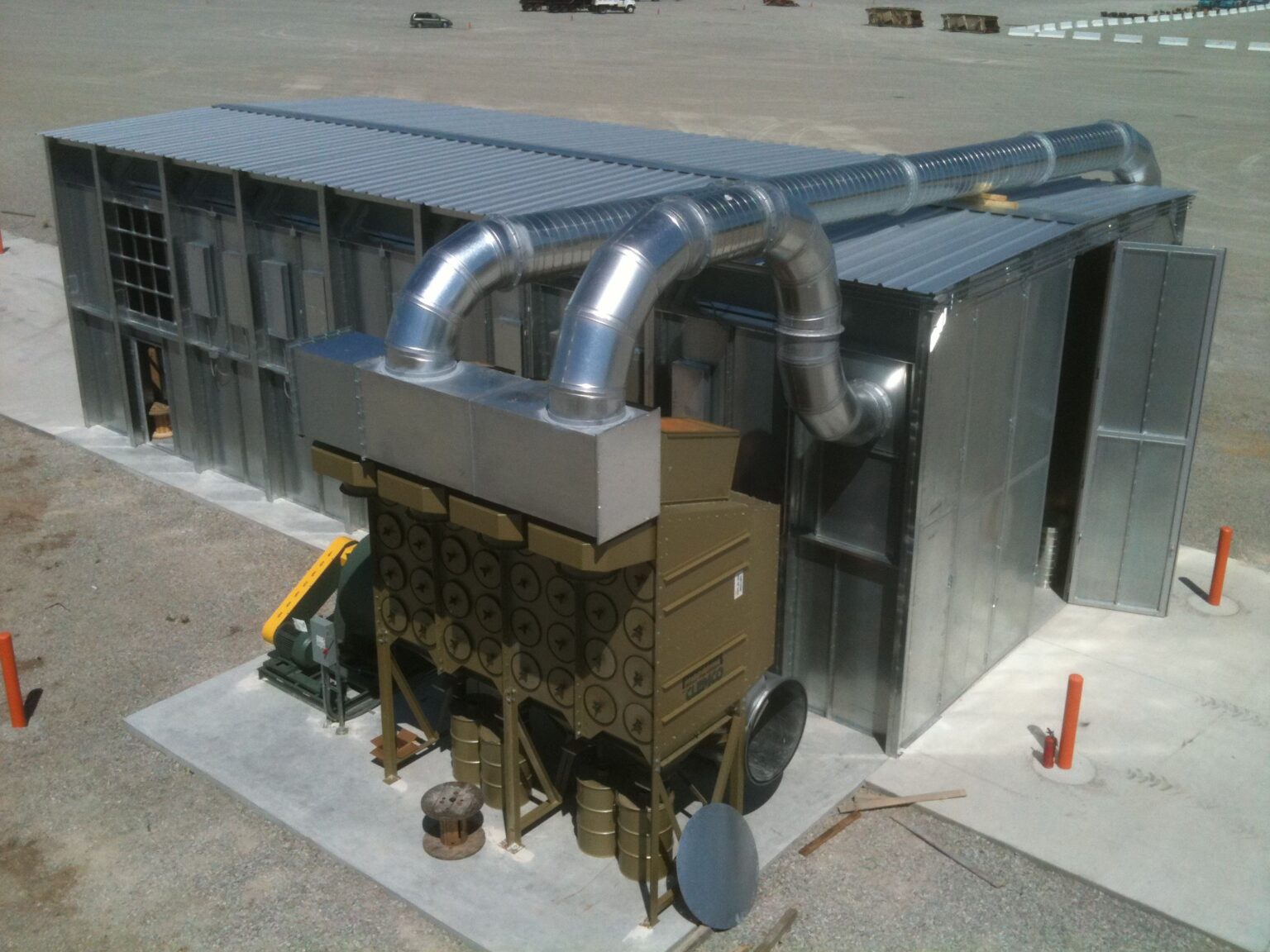 Outdoor Paint Booths - Industrial Finishing Systems