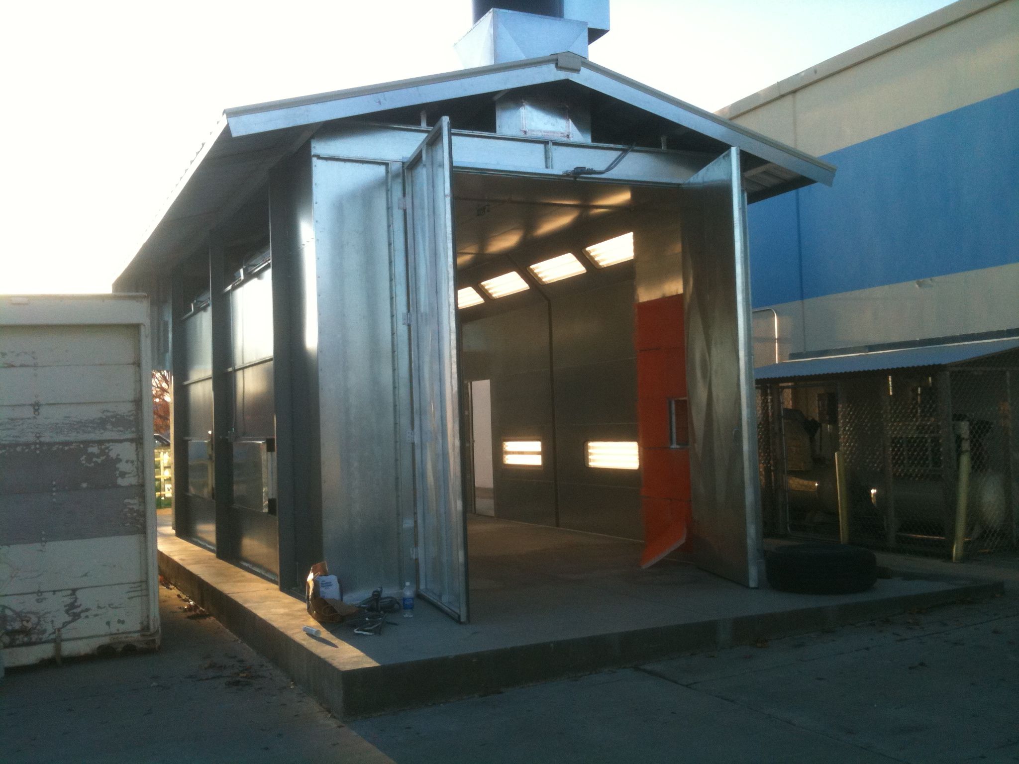 Outdoor Paint Booths - Industrial Finishing Systems
