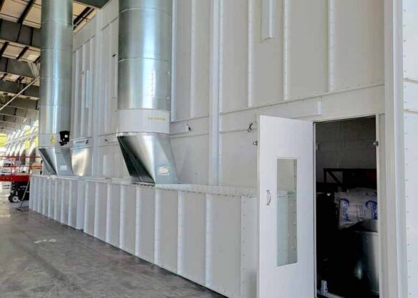 Side Downdraft Paint Booths - Industrial Finishing Systems