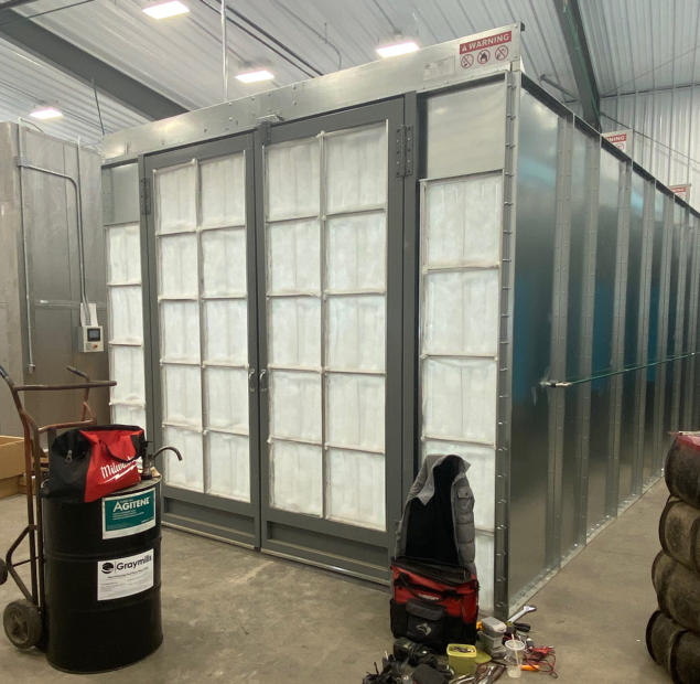 powder-batch-booth - Industrial Finishing Systems